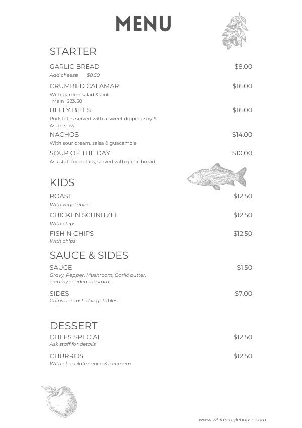 Bistro - White Eagle House